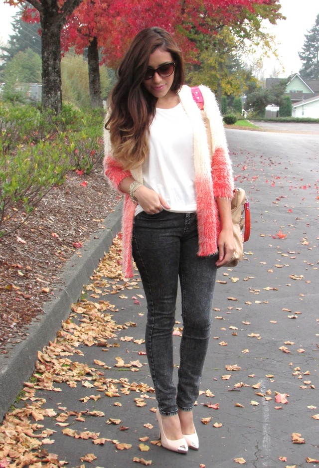 Add A Layer To Your Outfit By Putting On A Cardigan