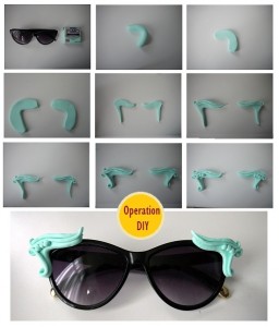 15 DIY Embellished Sunglasses Tutorials