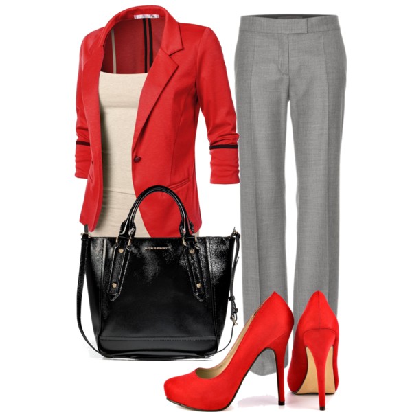 16 Polished And Professional Polyvore Work Outfits