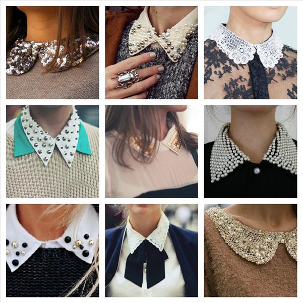 Amazingly Beautiful DIY Embellished Collar Shirts