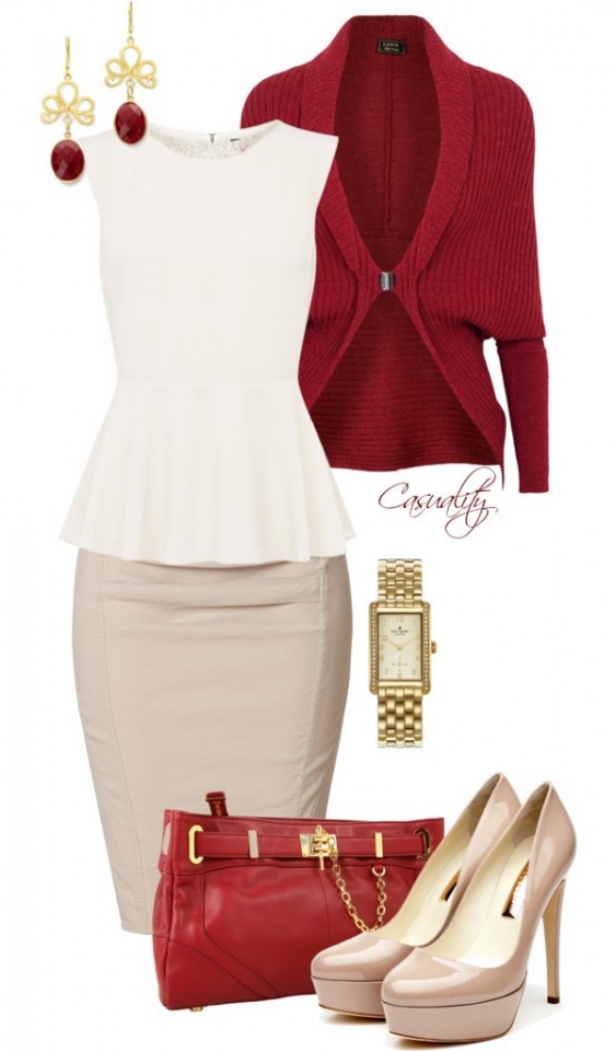 Fancy Polyvore Combinations With Skirts For Every Occasion